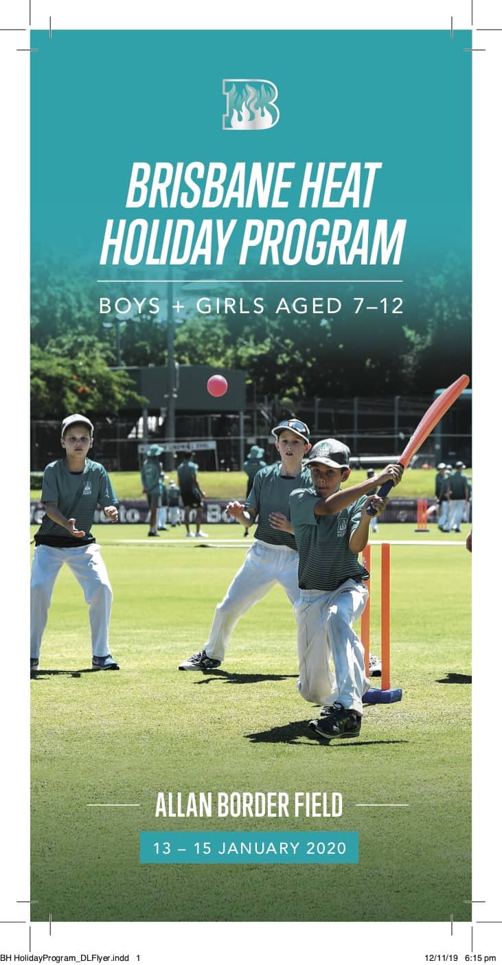 Brisbane Heat Holiday Program 13- 15th January 2020 – Wilston Norths ...